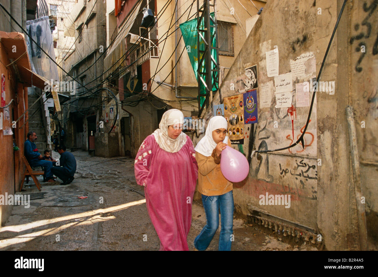 Palestinian Shatila refugee camp in Beirut, Lebanon Stock Photo - Alamy