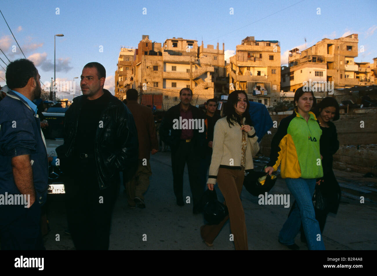 Palestinian Shatila refugee camp in Beirut, Lebanon Stock Photo - Alamy