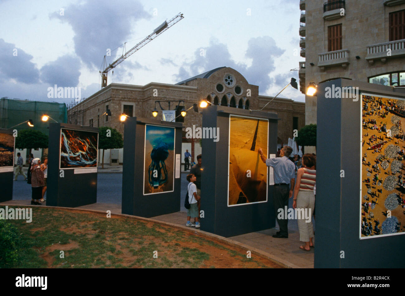 Outdoor photography exhibition, Solidare district, Beirut, Lebanon ...