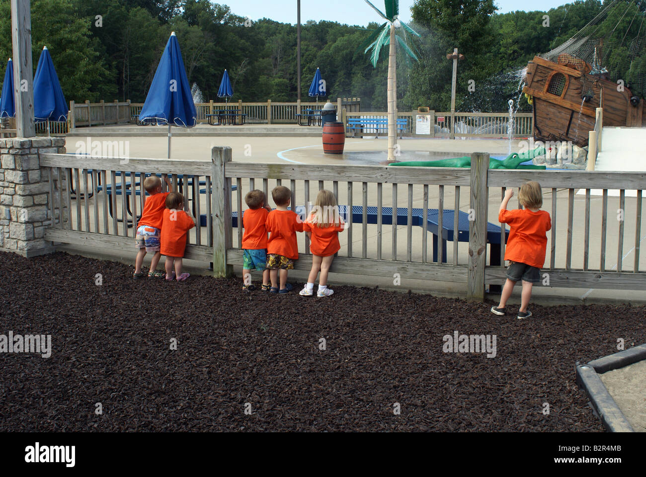 Row of KIds Stock Photo - Alamy