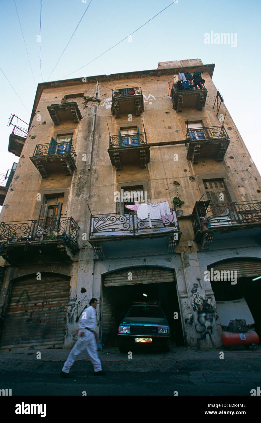 Old residential building, Beirut, Lebanon Stock Photo - Alamy