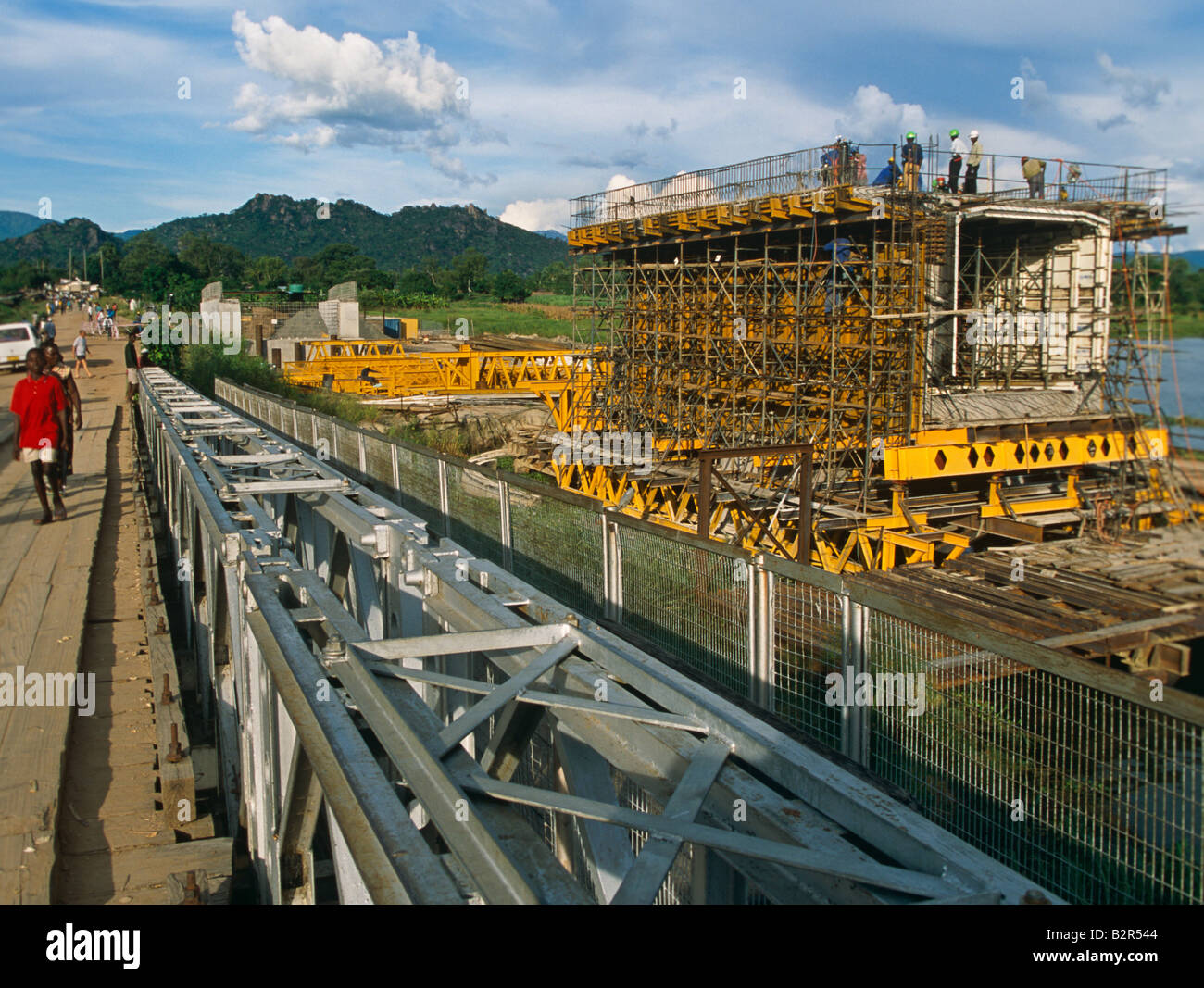 Infrastructure construction, Malawi Stock Photo - Alamy