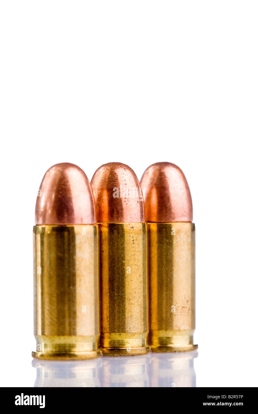 close up of bullets isolated on white Stock Photo - Alamy