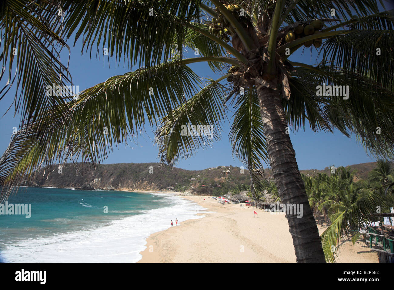 Mazunte Beach in Mazunte on the Pacific Coast of Mexico Stock Photo - Alamy