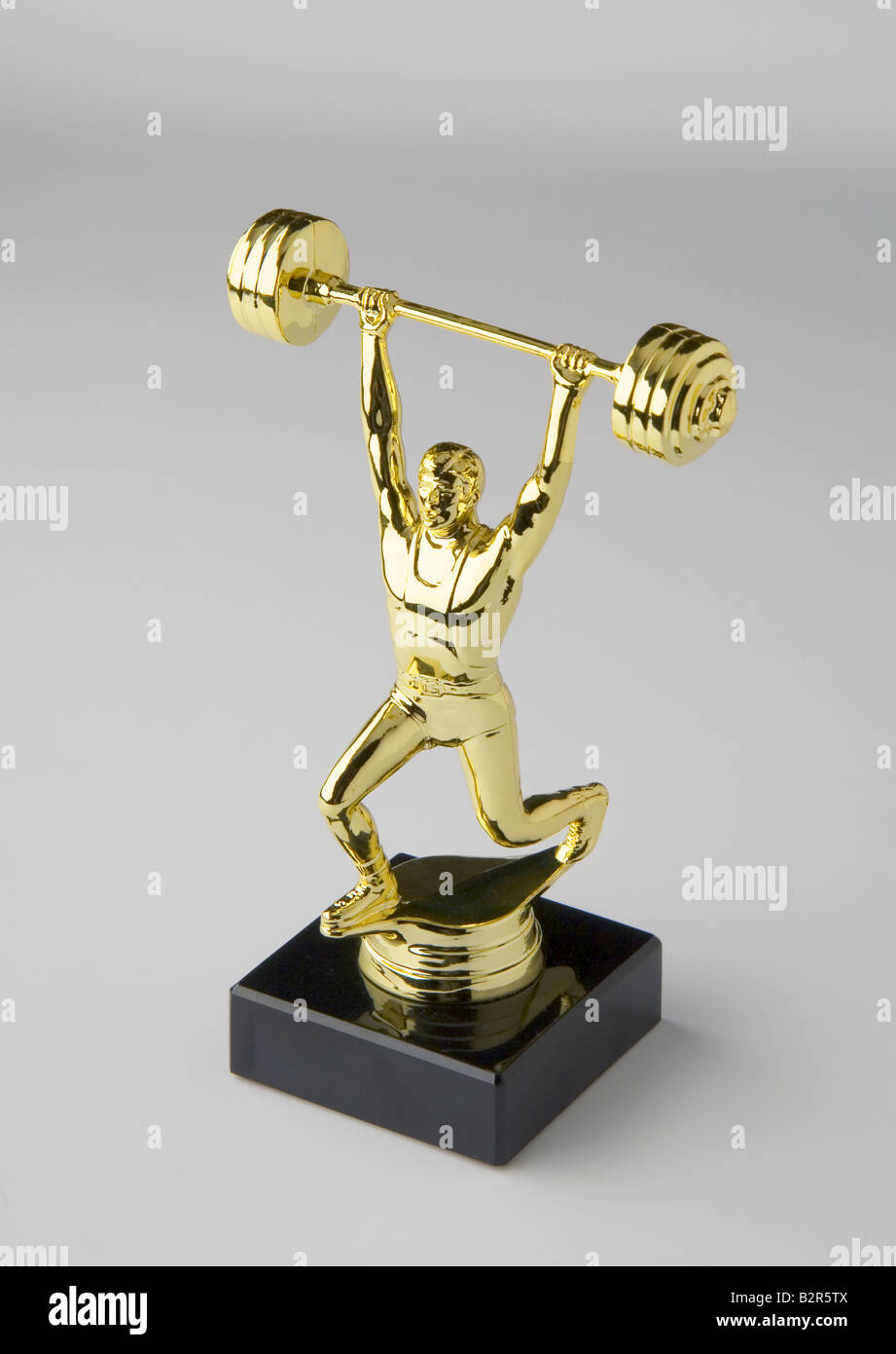 Weightlifting trophy hi-res stock photography and images - Alamy