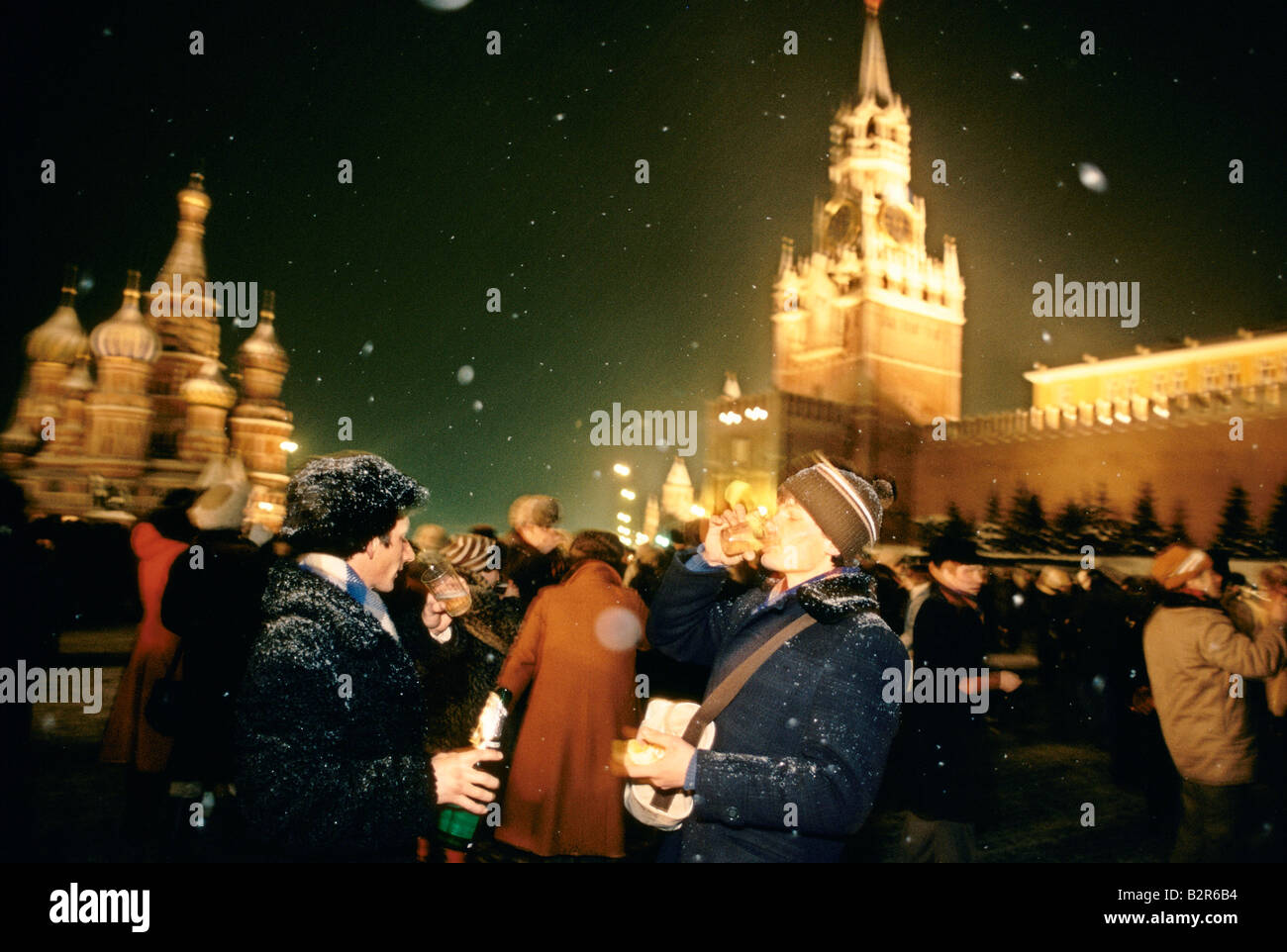 new years celebration moscow red square Stock Photo - Alamy