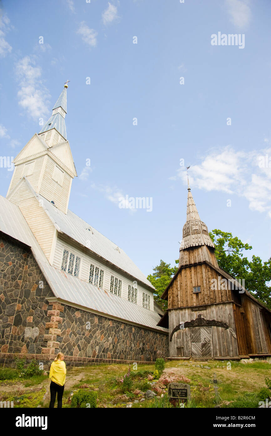 Church old and new together hi-res stock photography and images - Alamy
