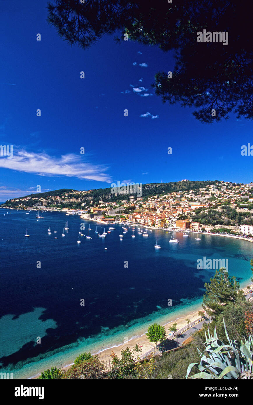 The coastal village of Villefranche sur mer ALpes-Maritimes 06 cote d ...