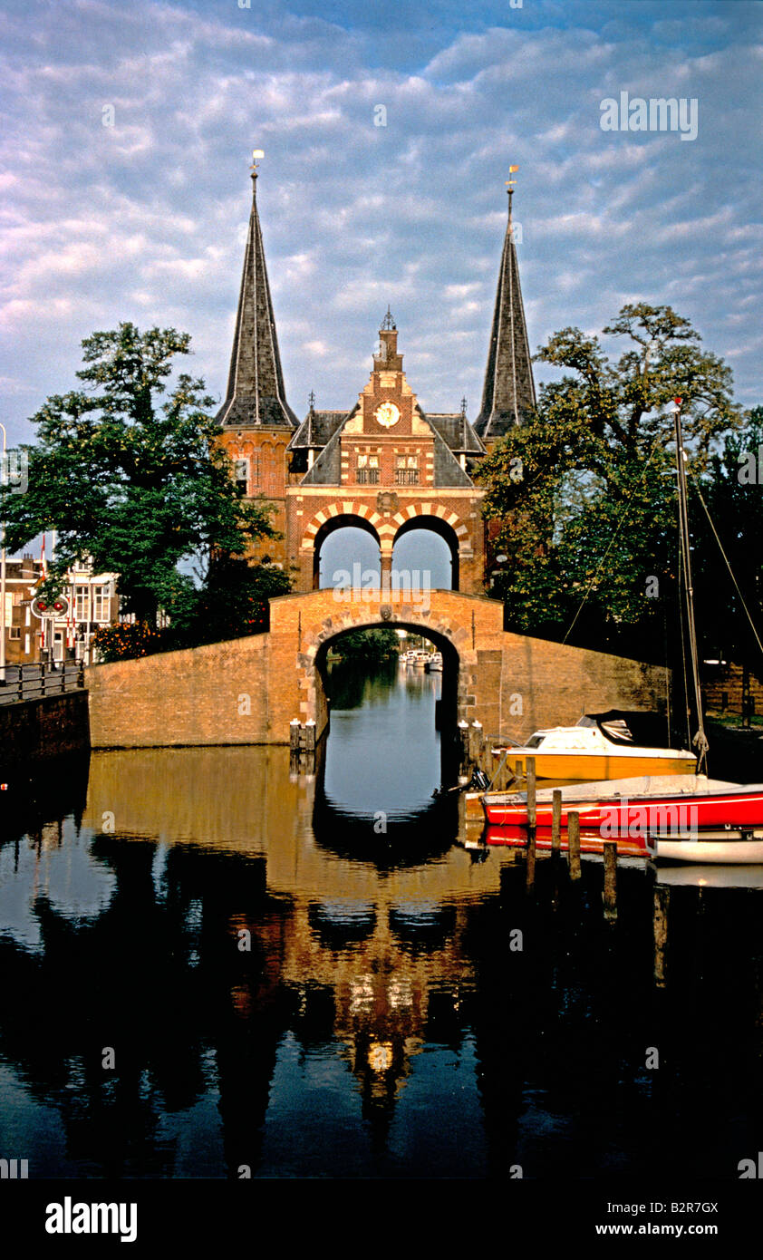FRIESLAND WATERWAYS HOLLAND ARCHES TOWERS GUIDE SAILORS INTO SNEEK A ...