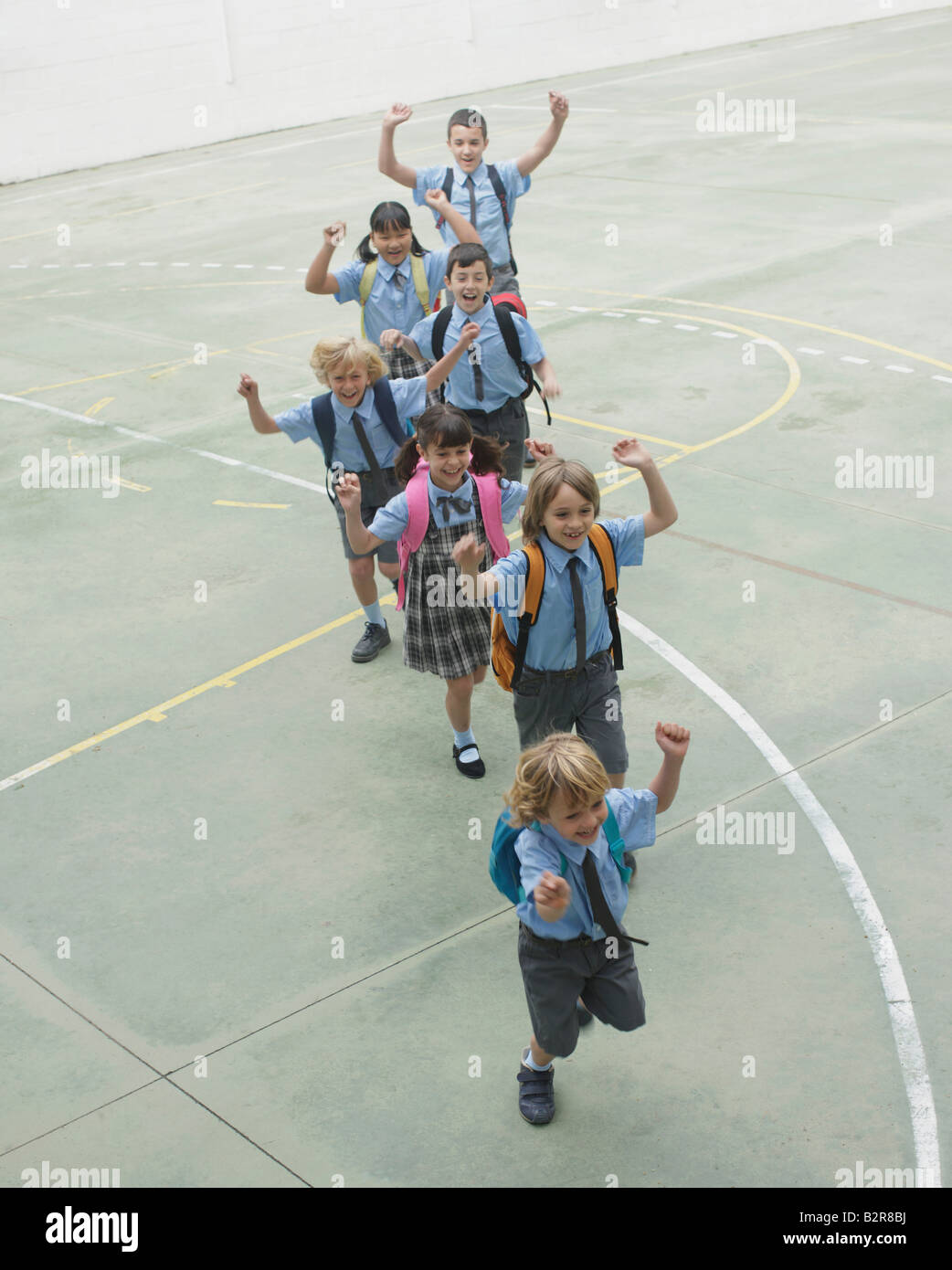 Children Race Running School Stock Photos & Children Race Running ...
