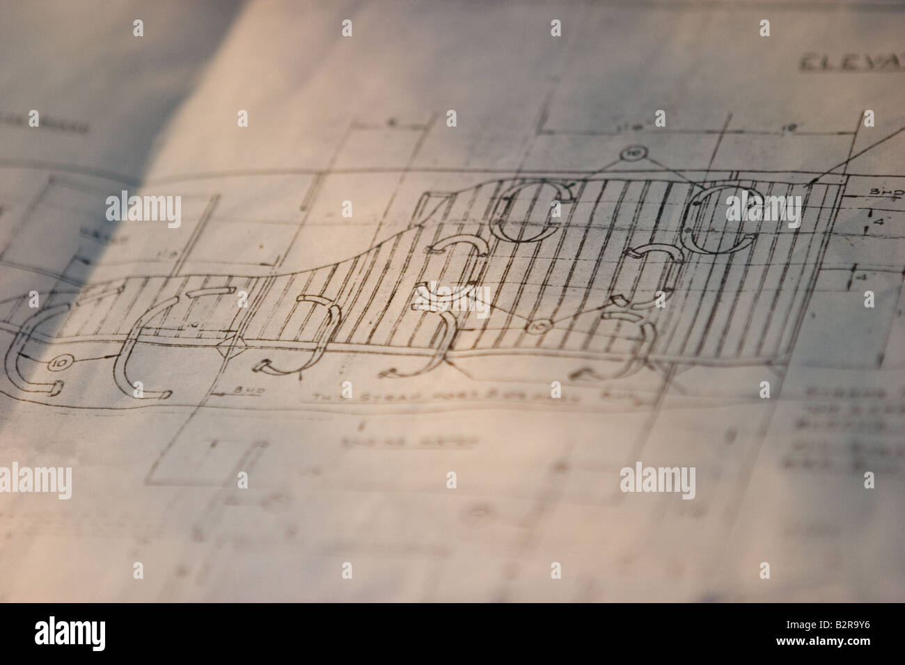 Technical drawing boat hi-res stock photography and images - Alamy