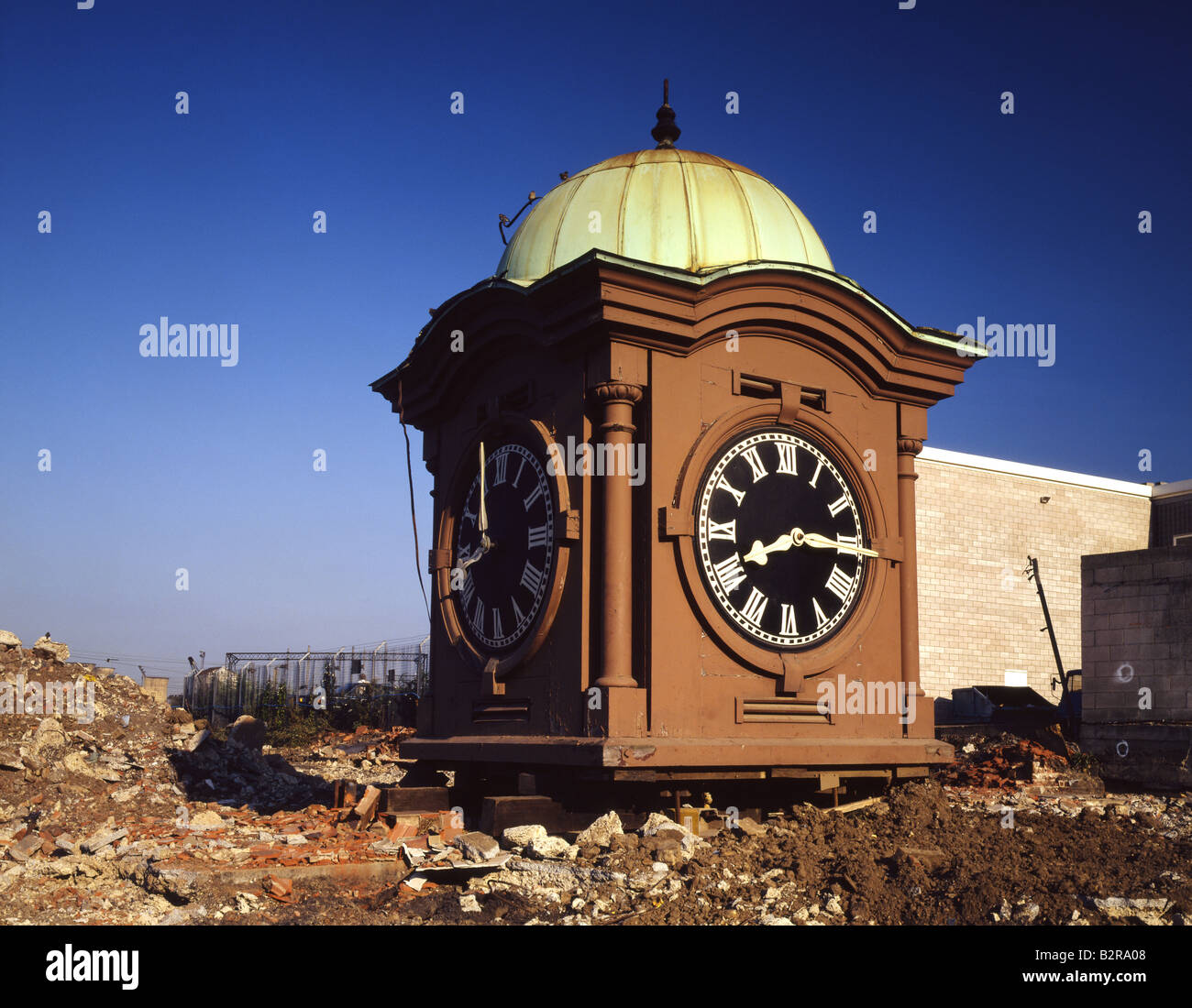 Dome & Clock Tower Stock Photo - Alamy