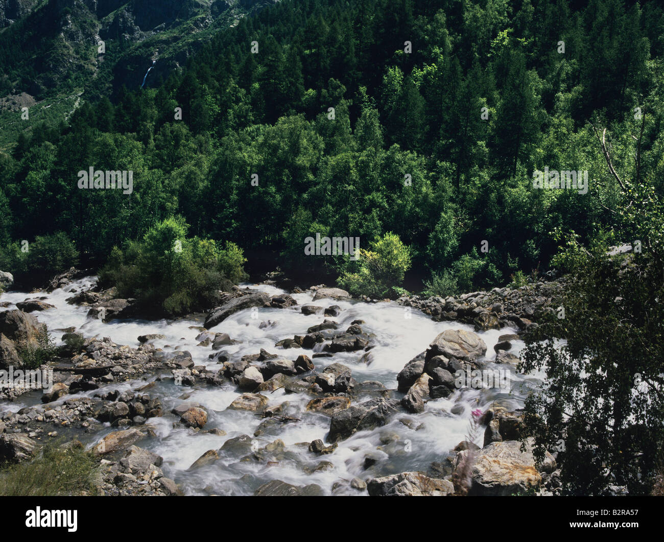 river in the romanche valley in the french alps Stock Photo - Alamy