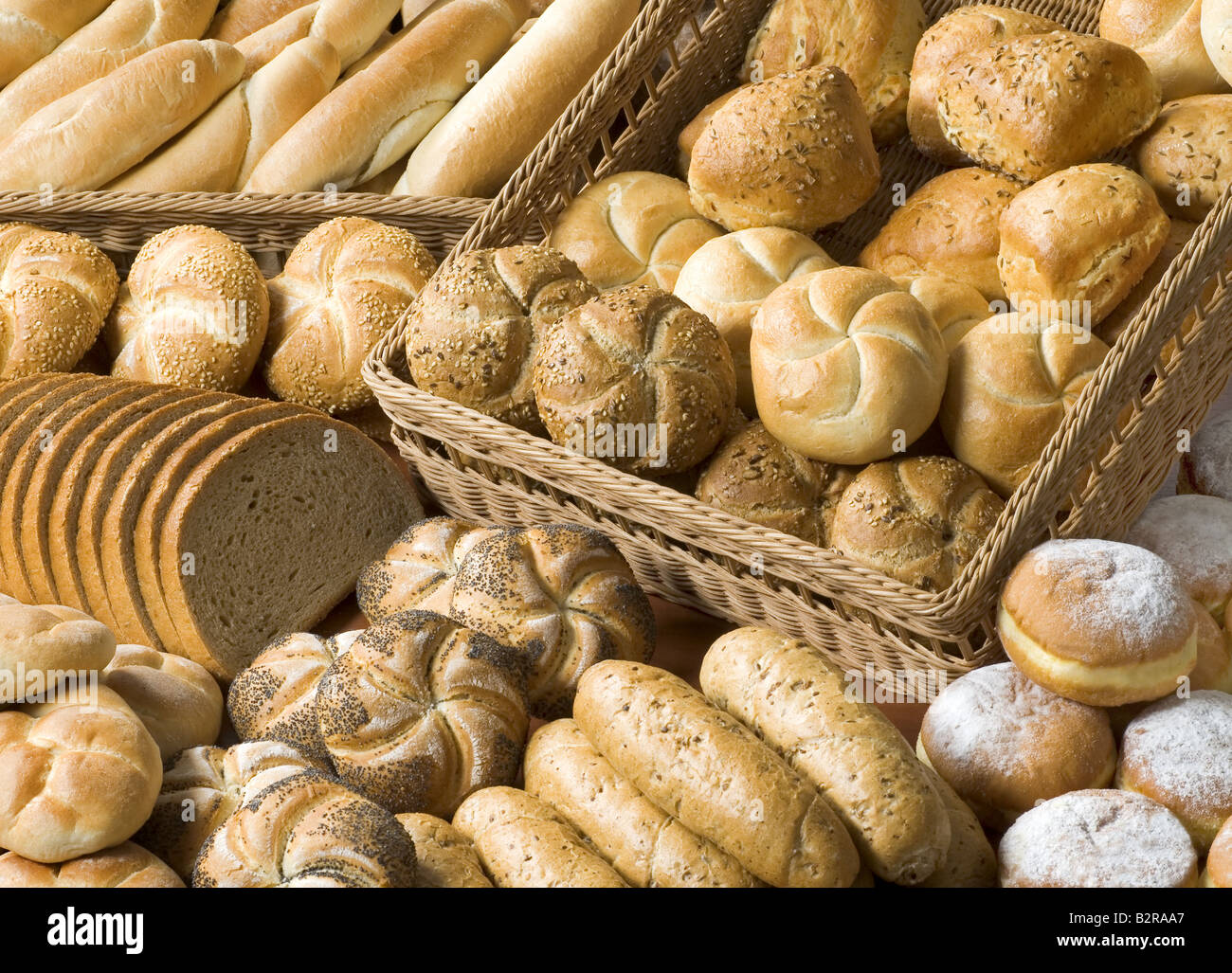 Assortment of bakery goods Stock Photo - Alamy