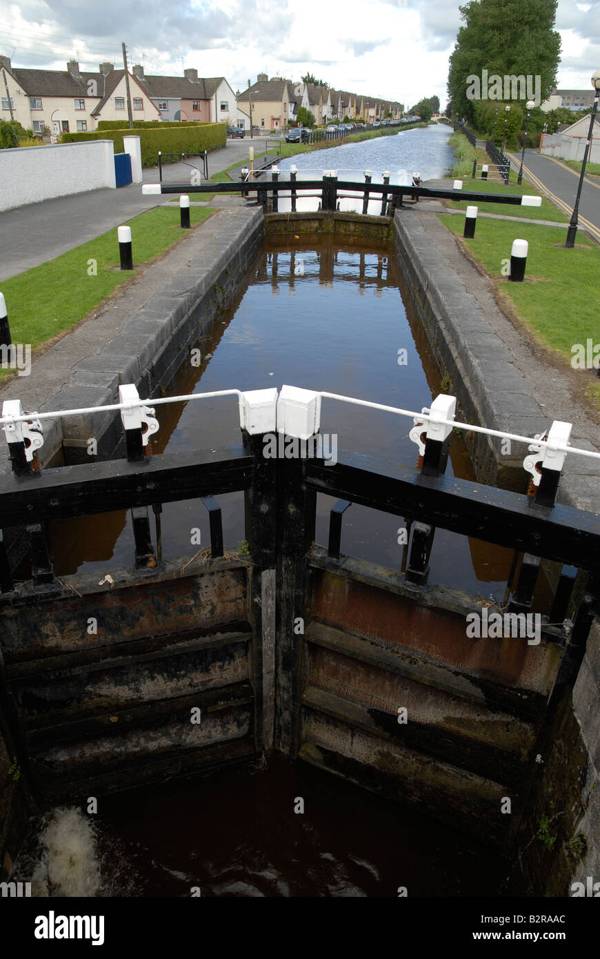 Lock at the Grand Canal in Tullamore, Ireland Stock Photo - Alamy