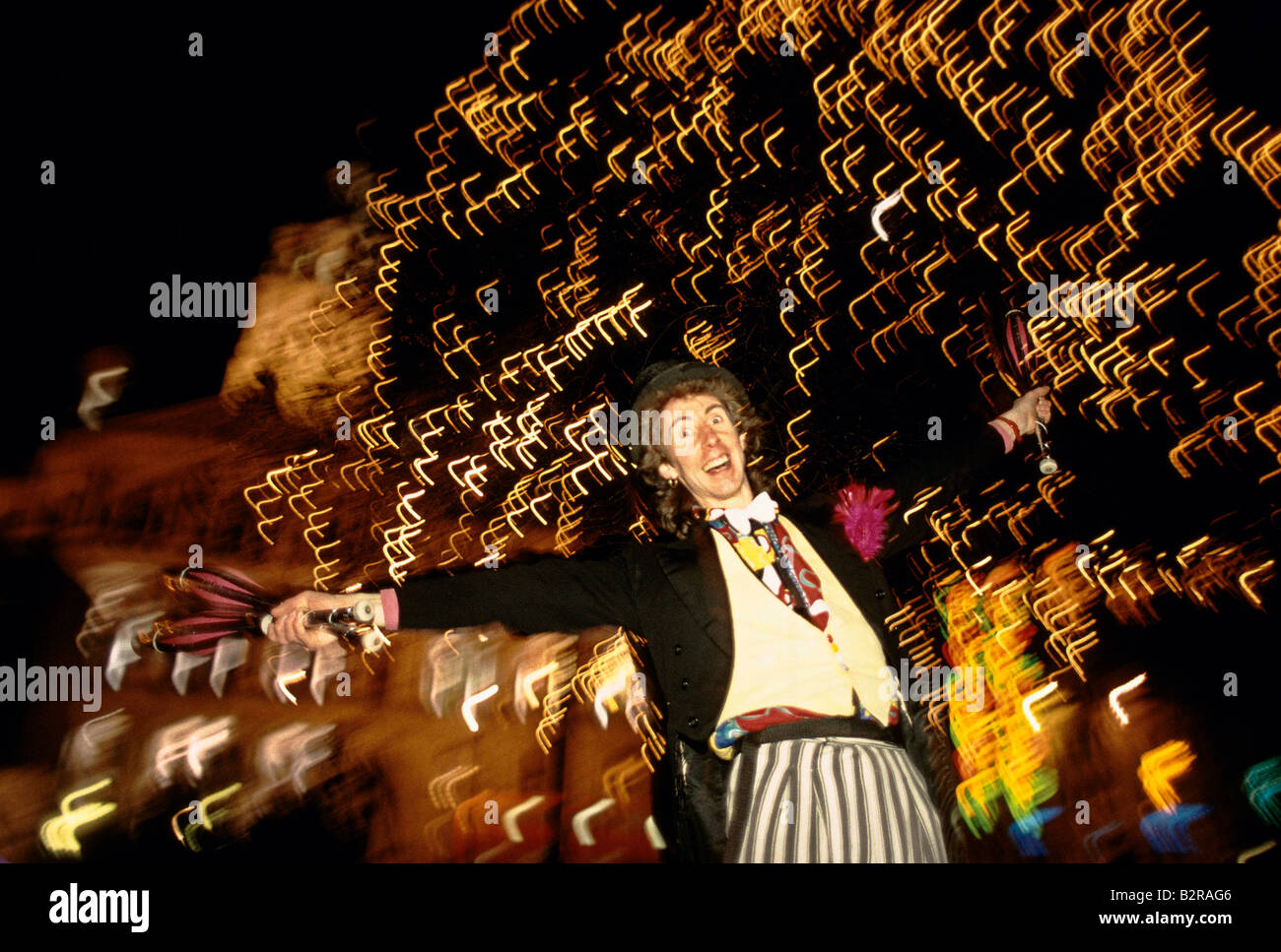 michael angelo juggler on stilts in george square glasgow scotland 1992 ...