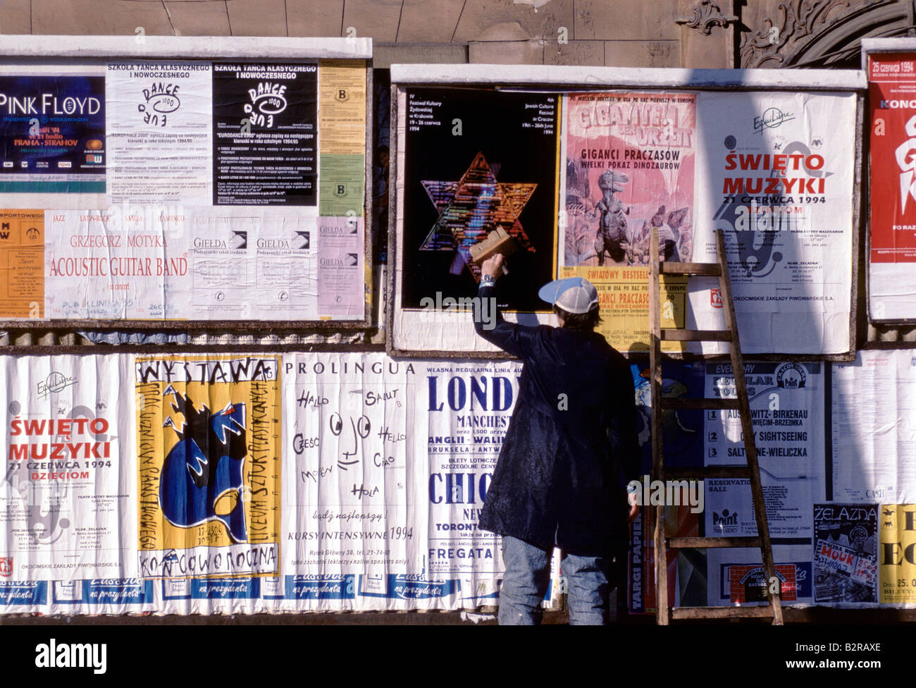 Ladder posting hi-res stock photography and images - Alamy