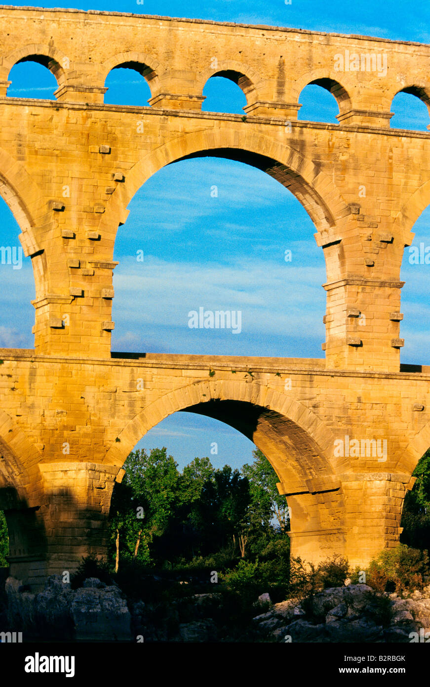 PONT DU GARD ROMAN BRIDGE PROVENCE FRANCE Stock Photo - Alamy