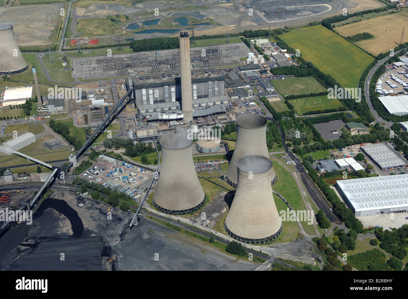 Aerial view Didcot Power Station Stock Photo - Alamy