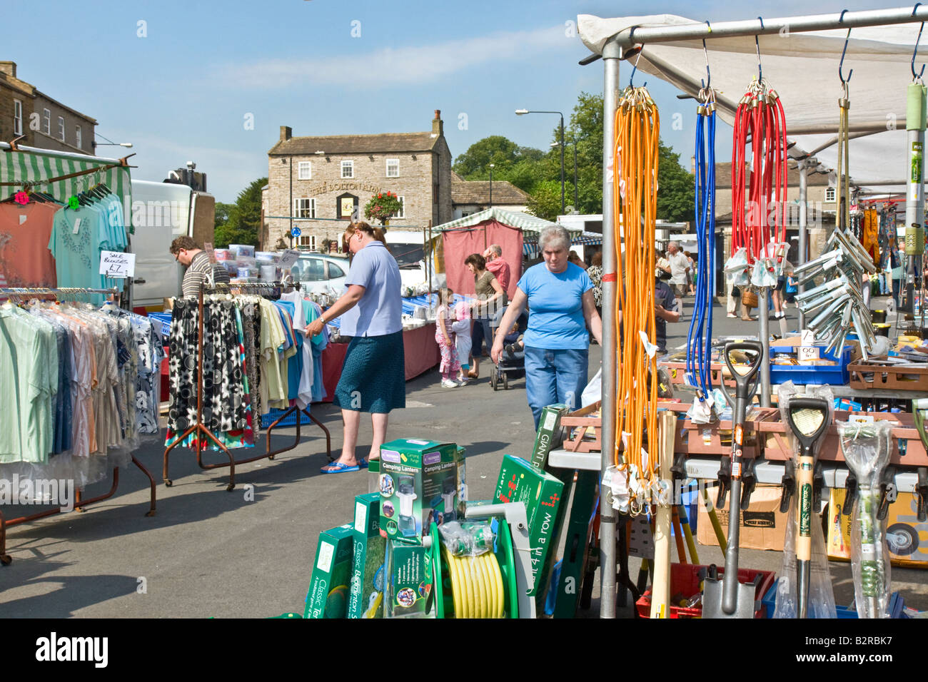 England North Yorkshire Leyburn Wensleydale High Resolution Stock ...