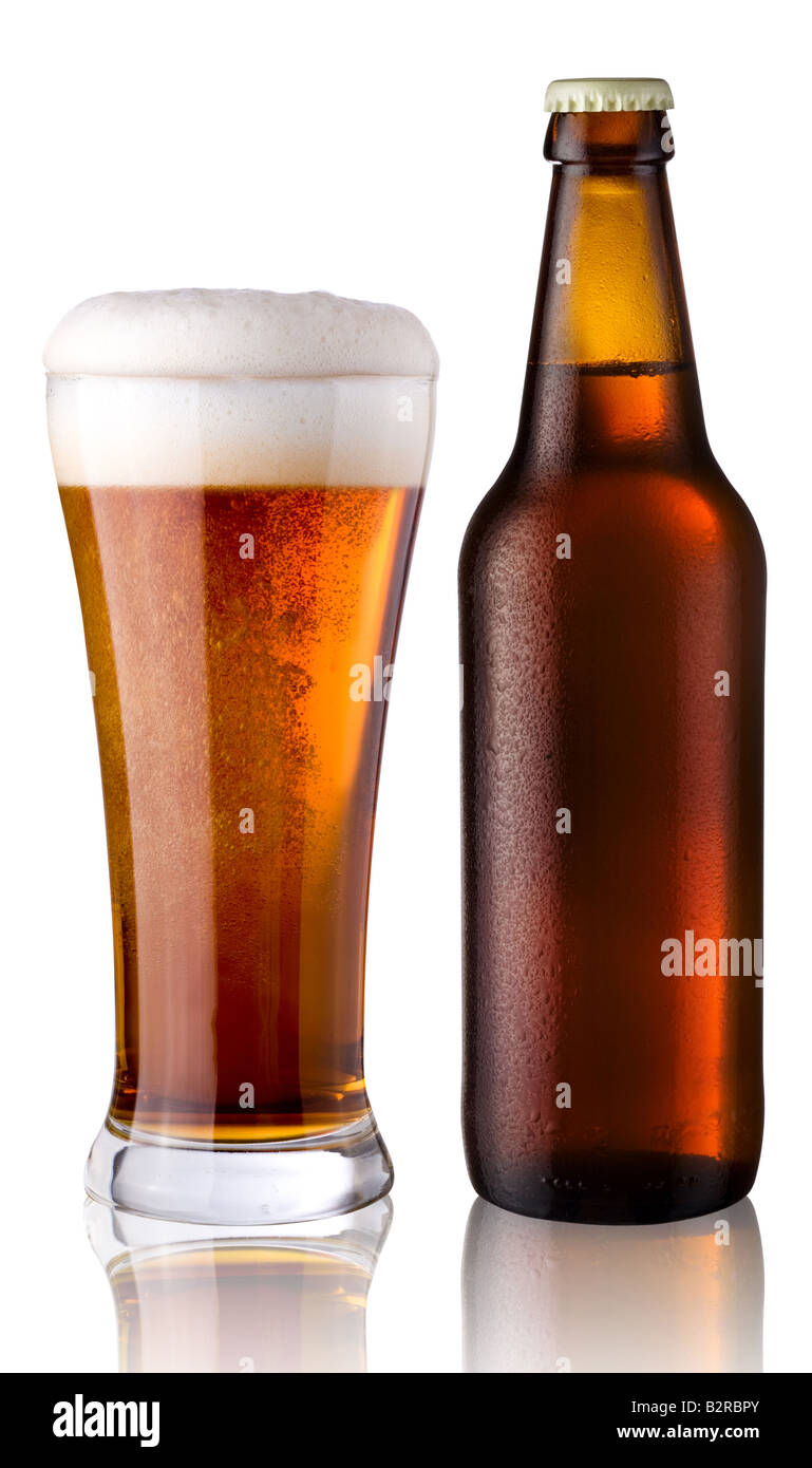 Glass beer alcohol drink hi-res stock photography and images - Alamy