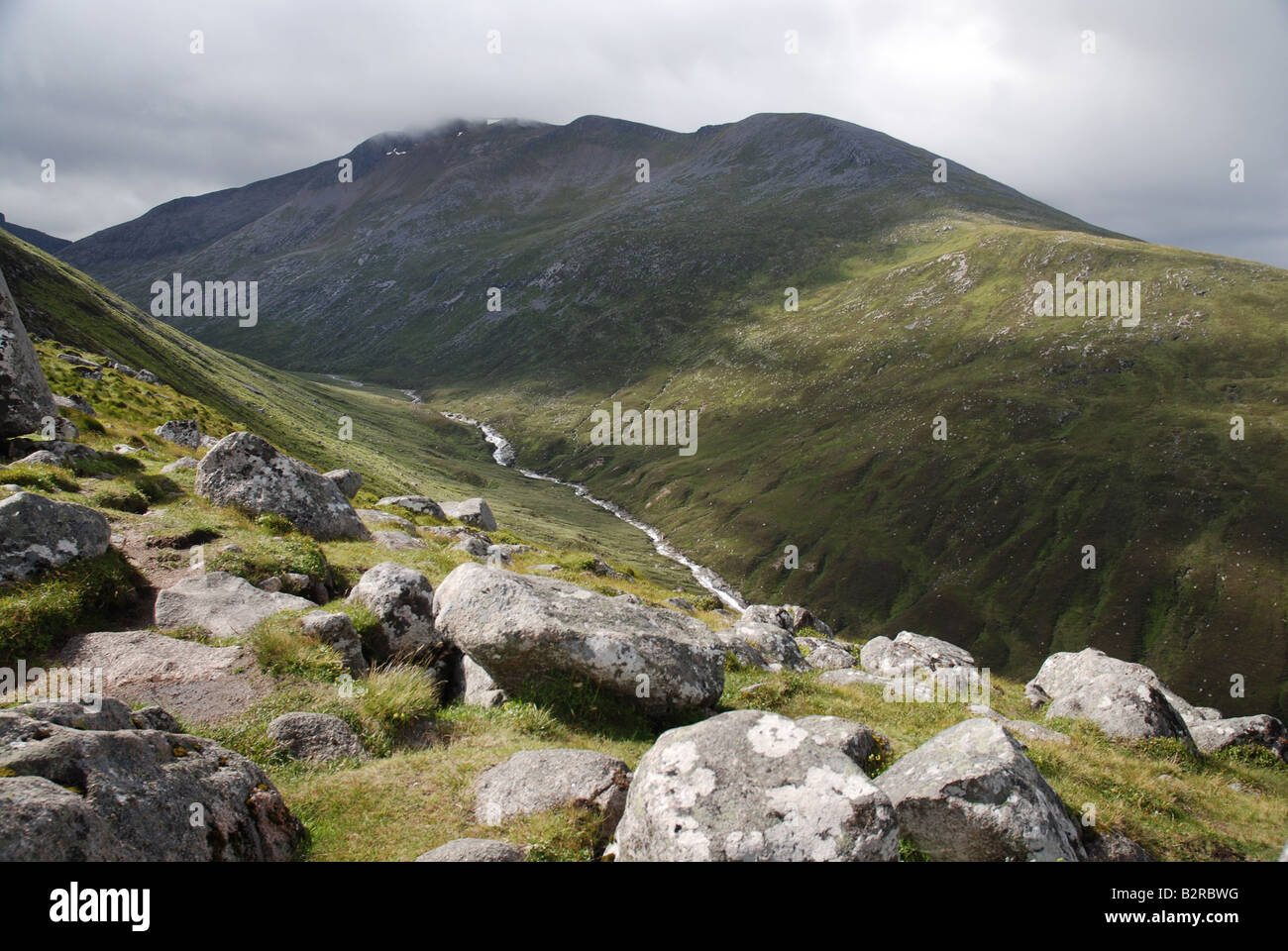 Nevis Range Aonach Mor Stock Photo - Alamy