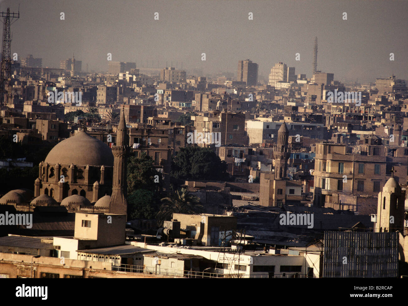 cairo egypt view of the city Stock Photo - Alamy