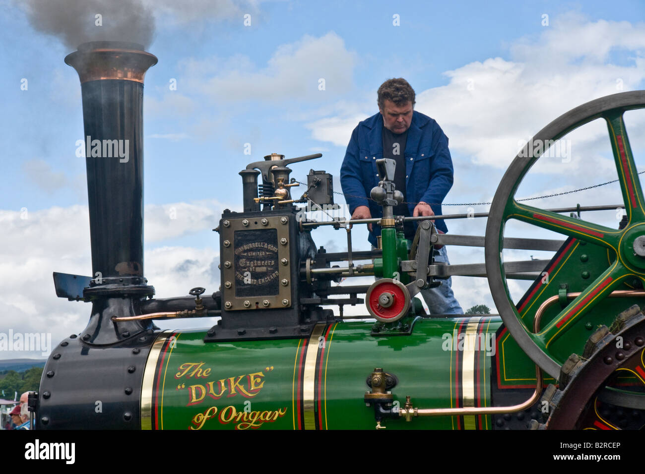 Burrell Traction Engine at the Masham Steam Engine and Fair Organ Rally ...