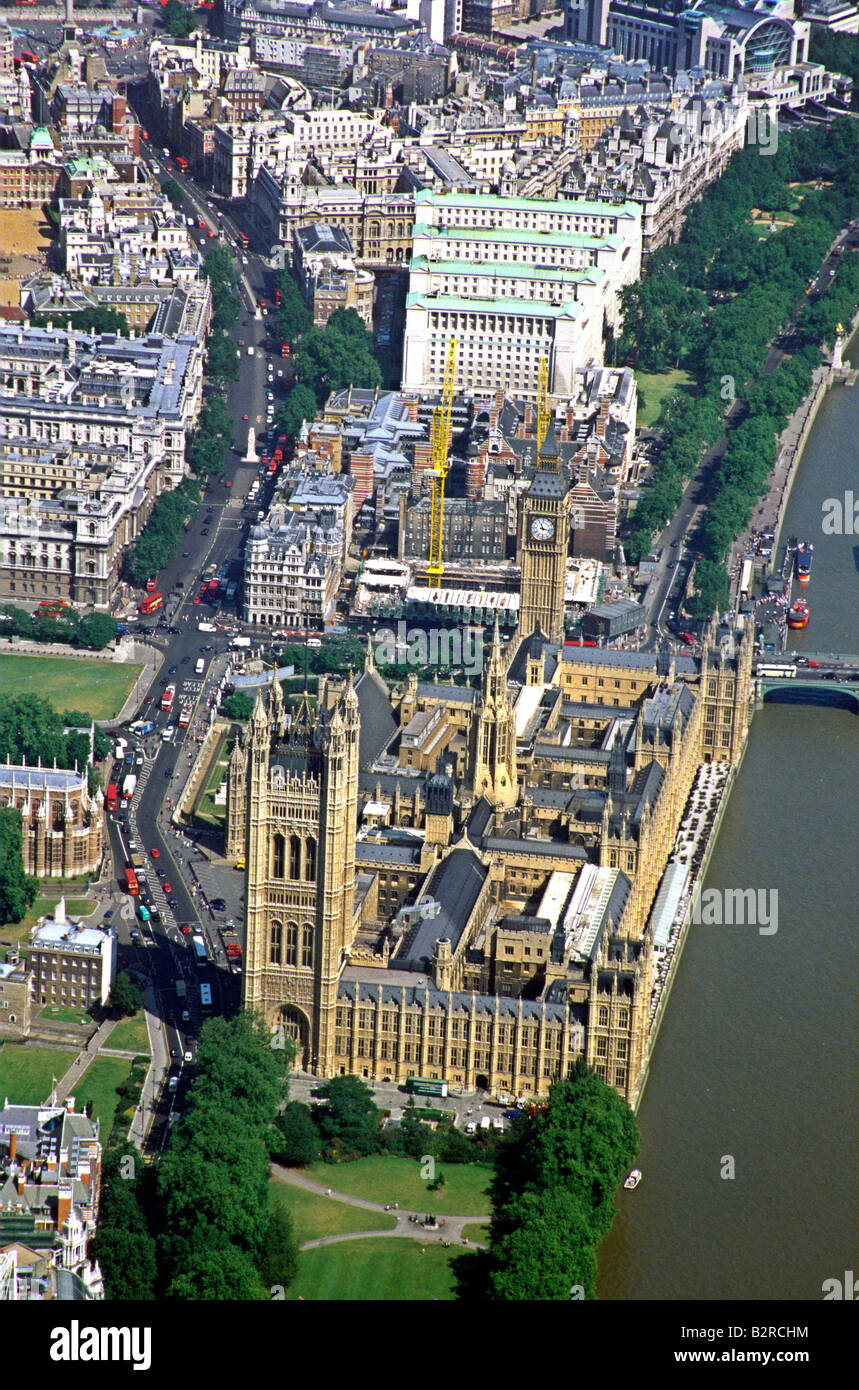 Aerial map of london hi-res stock photography and images - Alamy