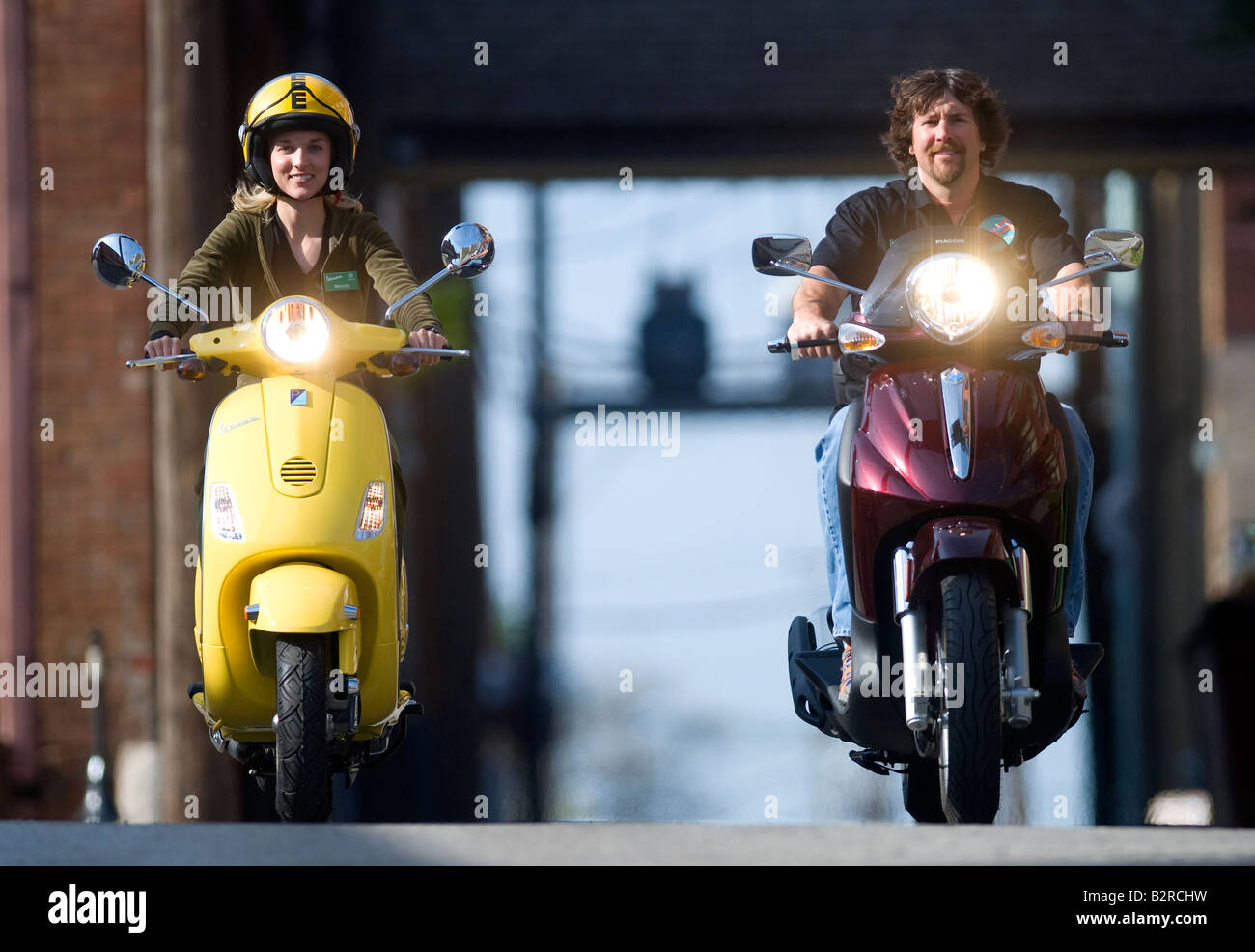 Fuel efficient scooters hi-res stock photography and images - Alamy