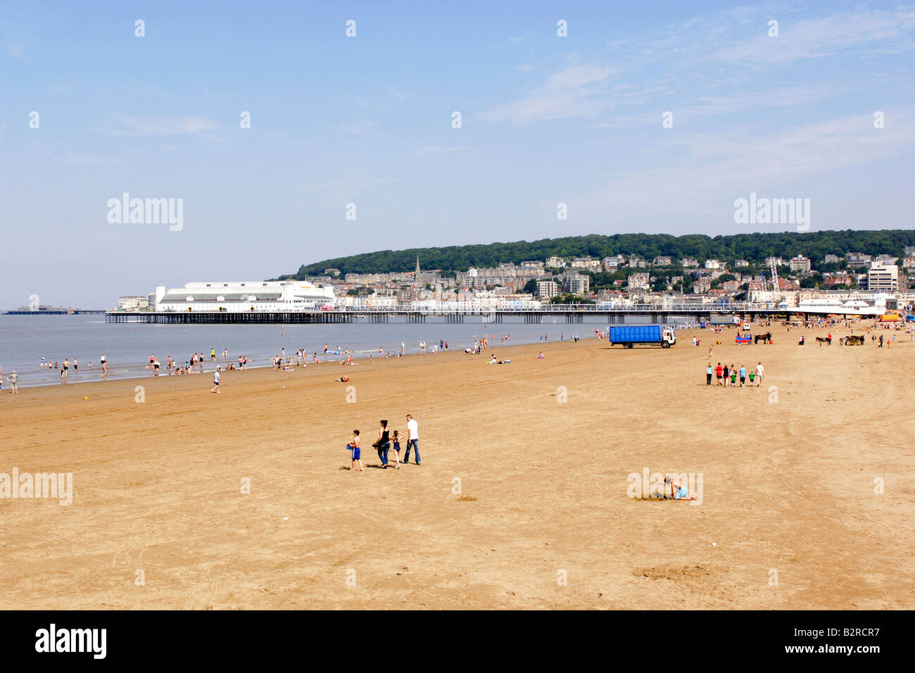 Weston super mare sand point hi-res stock photography and images - Alamy