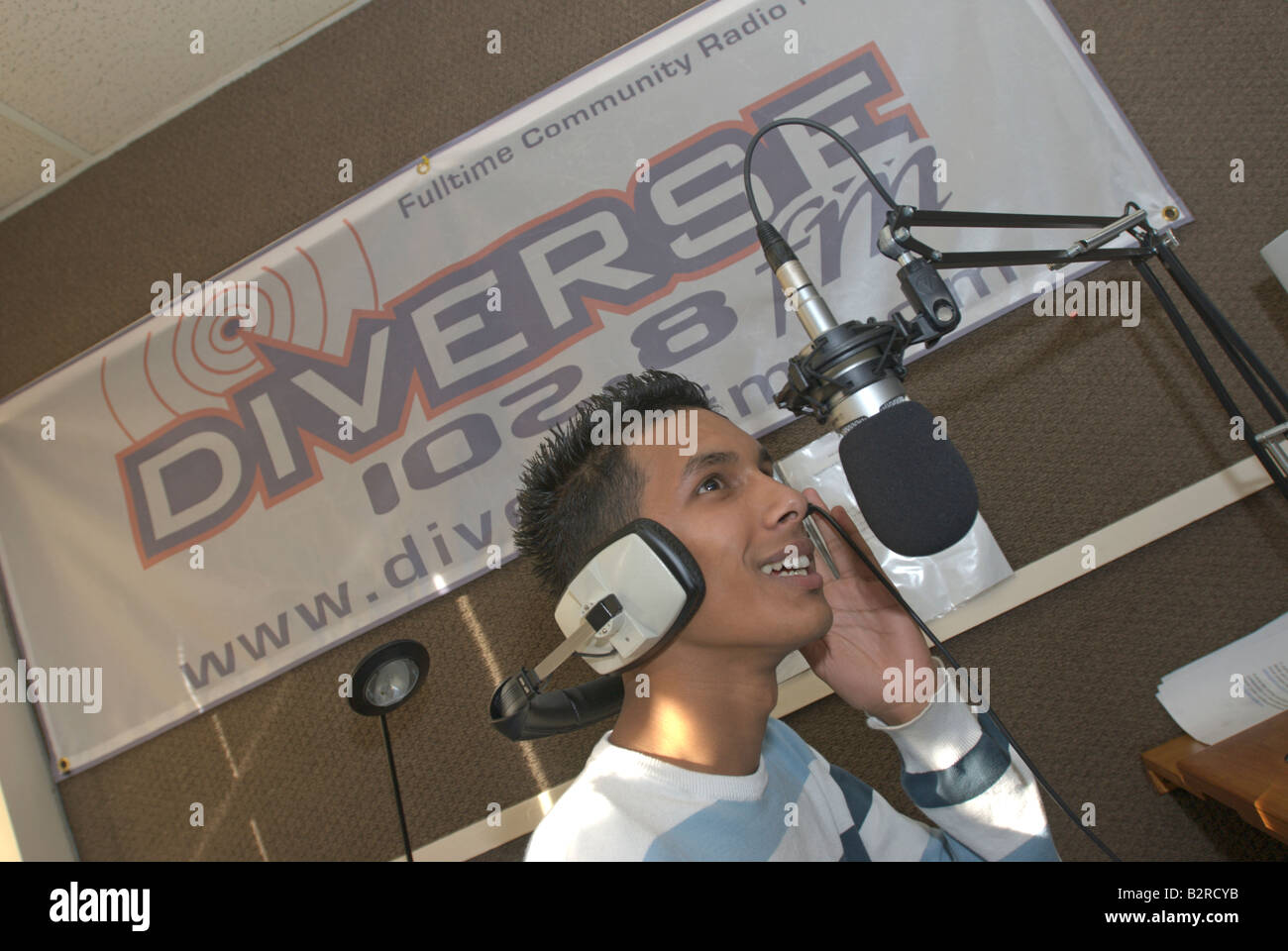 Young asian boy DJing Stock Photo - Alamy
