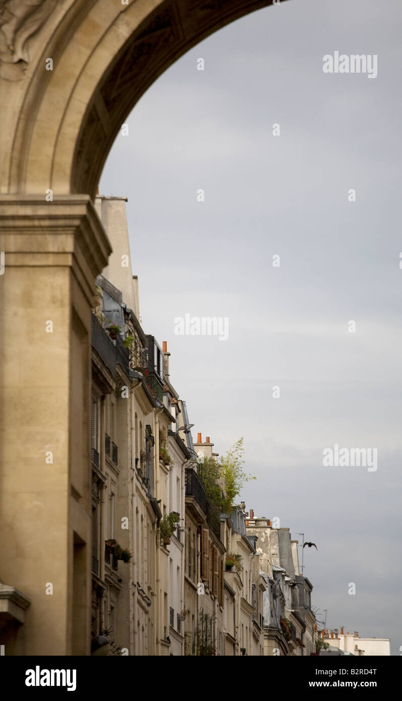 old arch in Paris France Stock Photo - Alamy