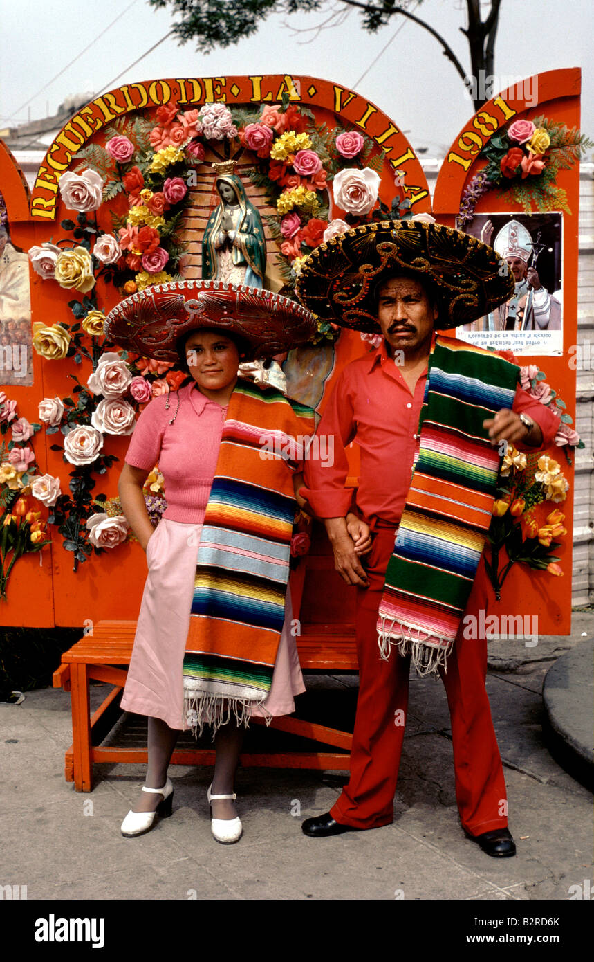 Man and woman in guadaloupe traditional attire Stock Photo - Alamy