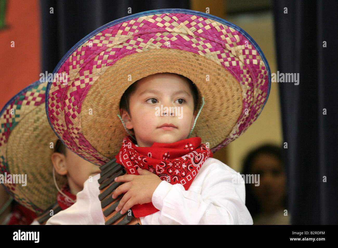 Young Boy Performs native Mexican Dances Stock Photo - Alamy