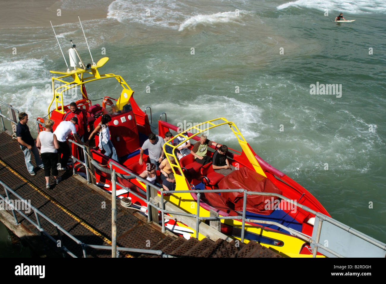 Shockwave speedboat ride at Bournemouth southern England UK Stock Photo ...