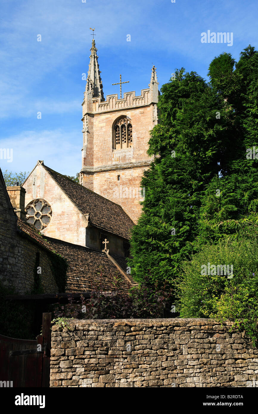 St. Andrew's Church Castle Combe Cotswolds England Stock Photo - Alamy