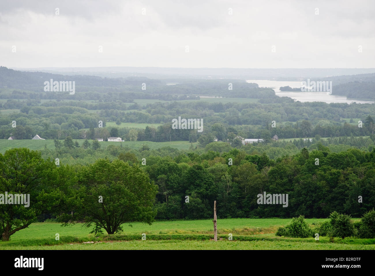 Keswick Ridge with St John River in the background New Brunswick Stock ...