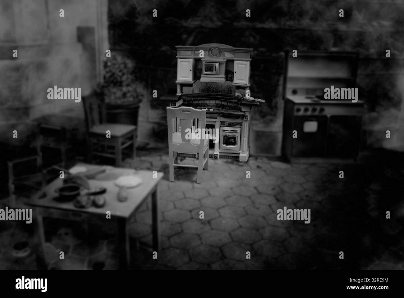 A child s toy kitchen Stock Photo - Alamy