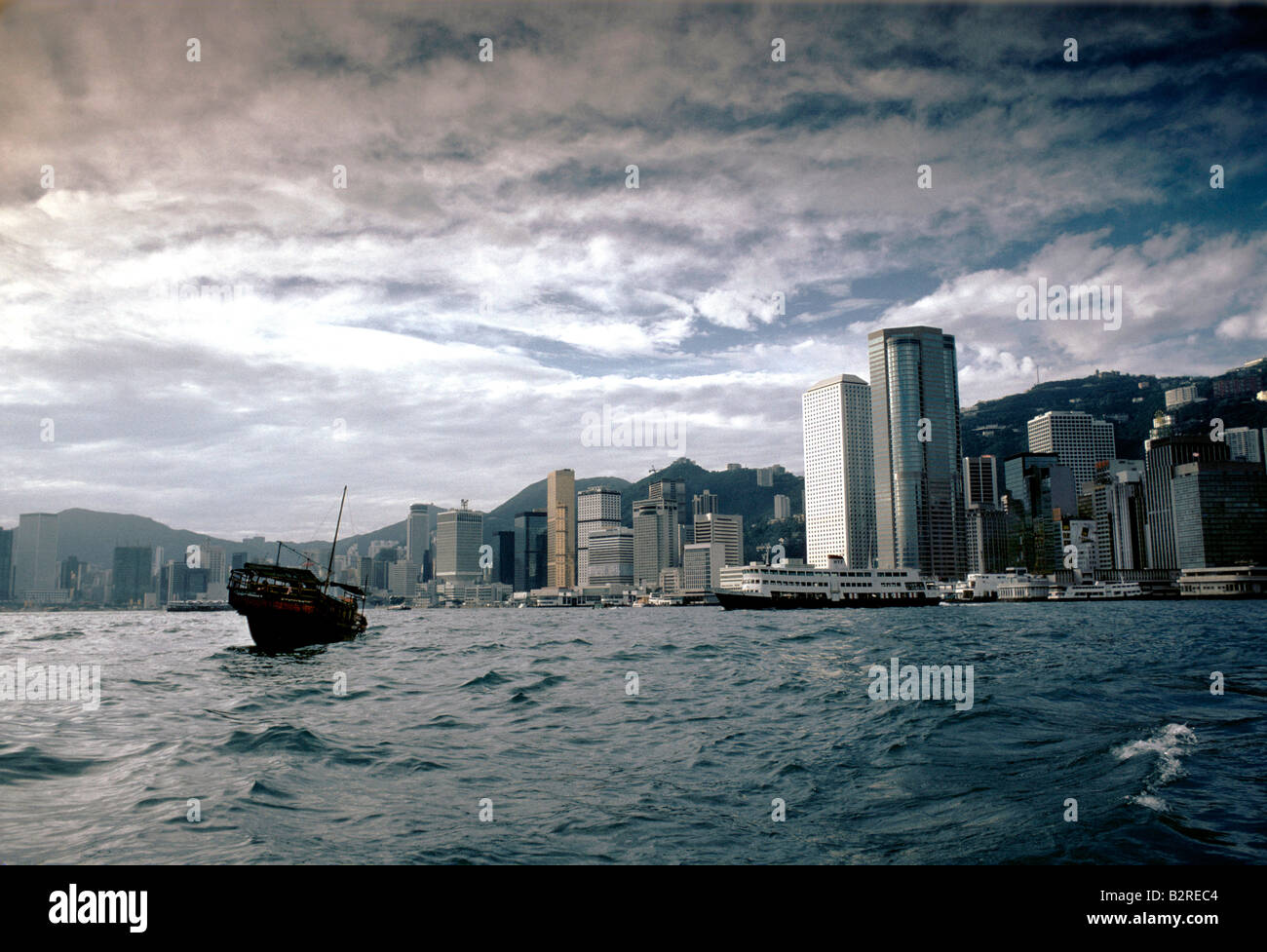 Harbour in Hong Kong Stock Photo - Alamy