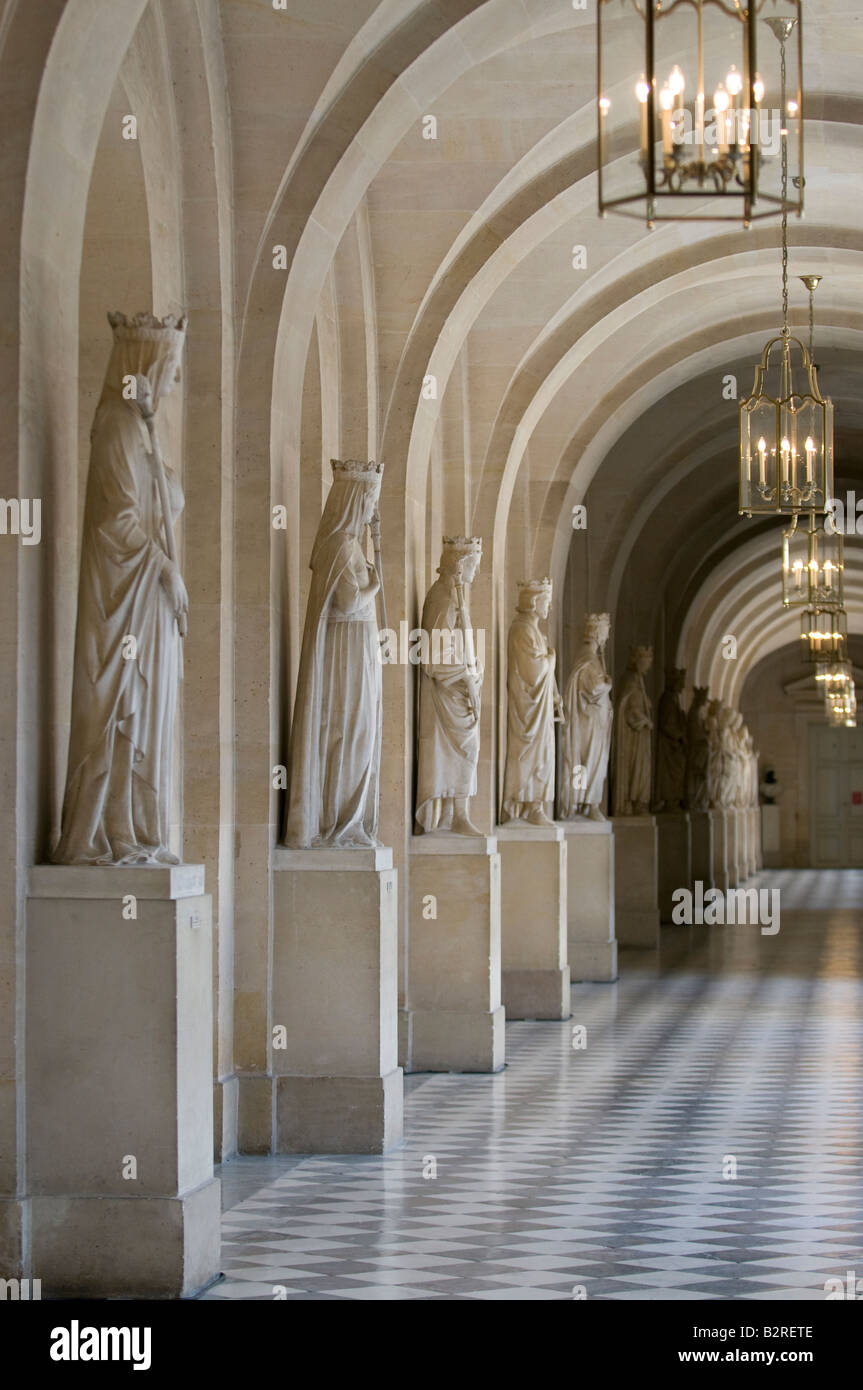 Corridor at Versailles Palace Stock Photo - Alamy