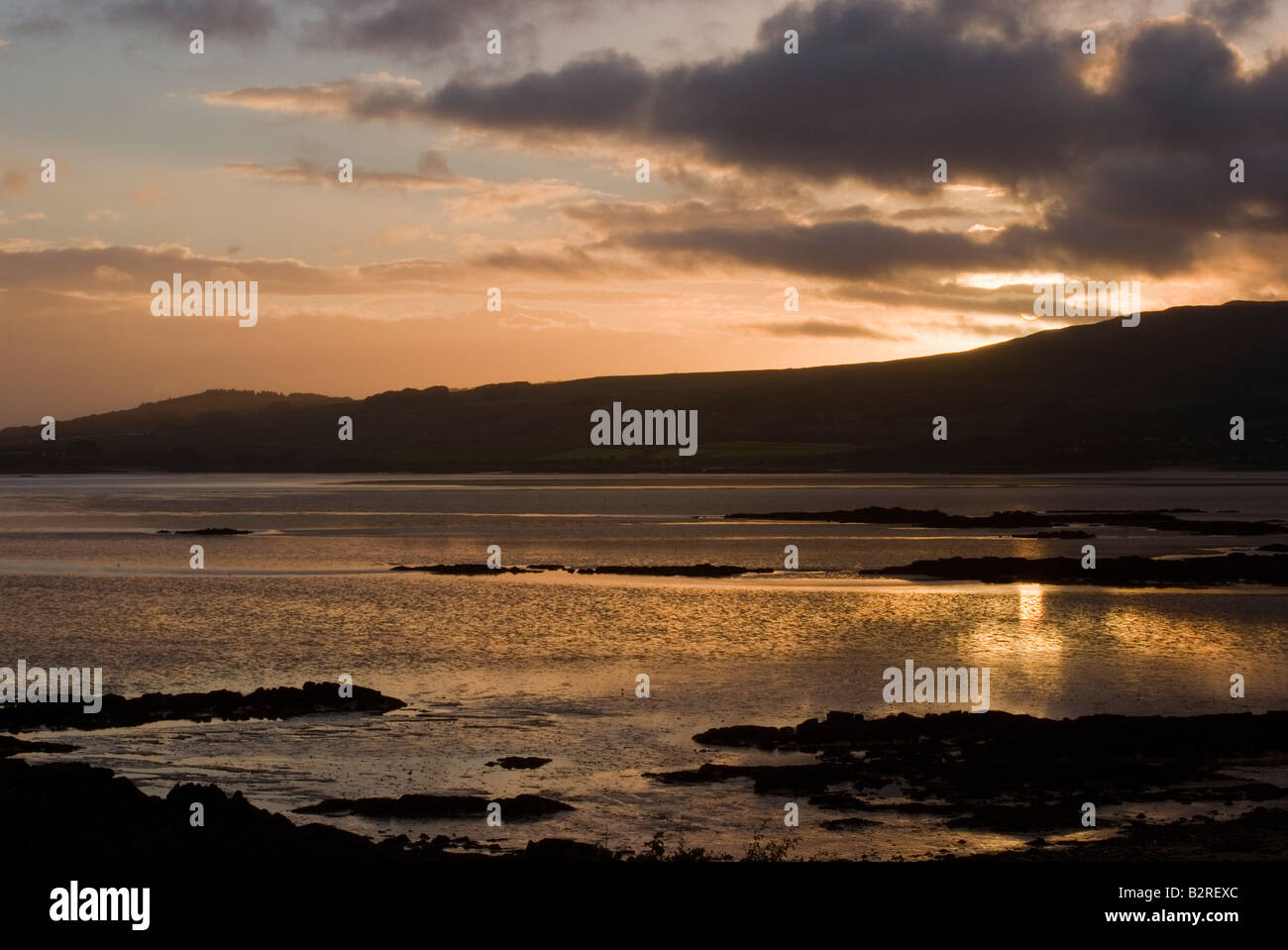 Flat bay waters at sunset hi-res stock photography and images - Alamy