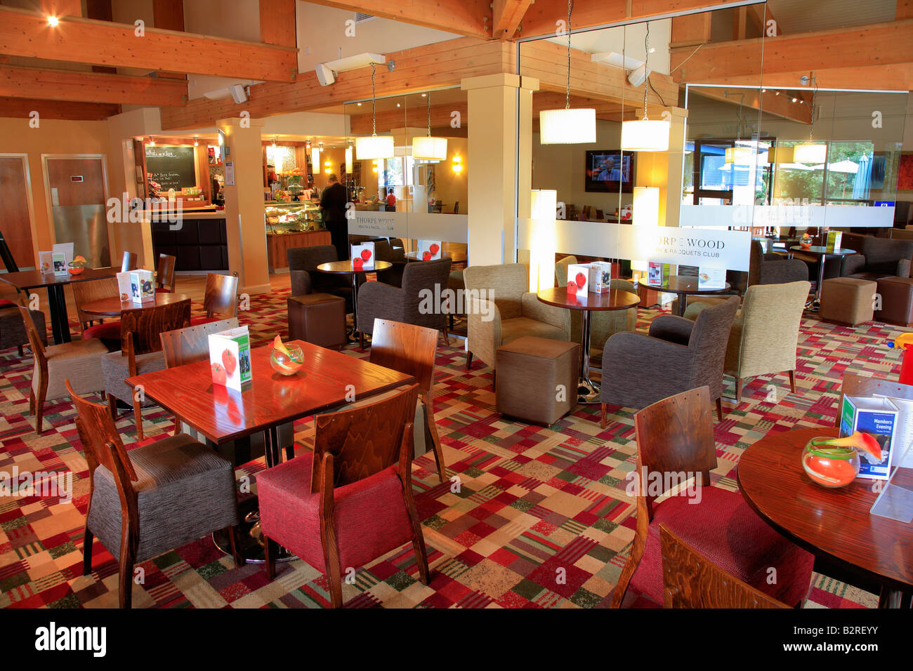 generic indoor table and chairs with soft lighting interior design ...