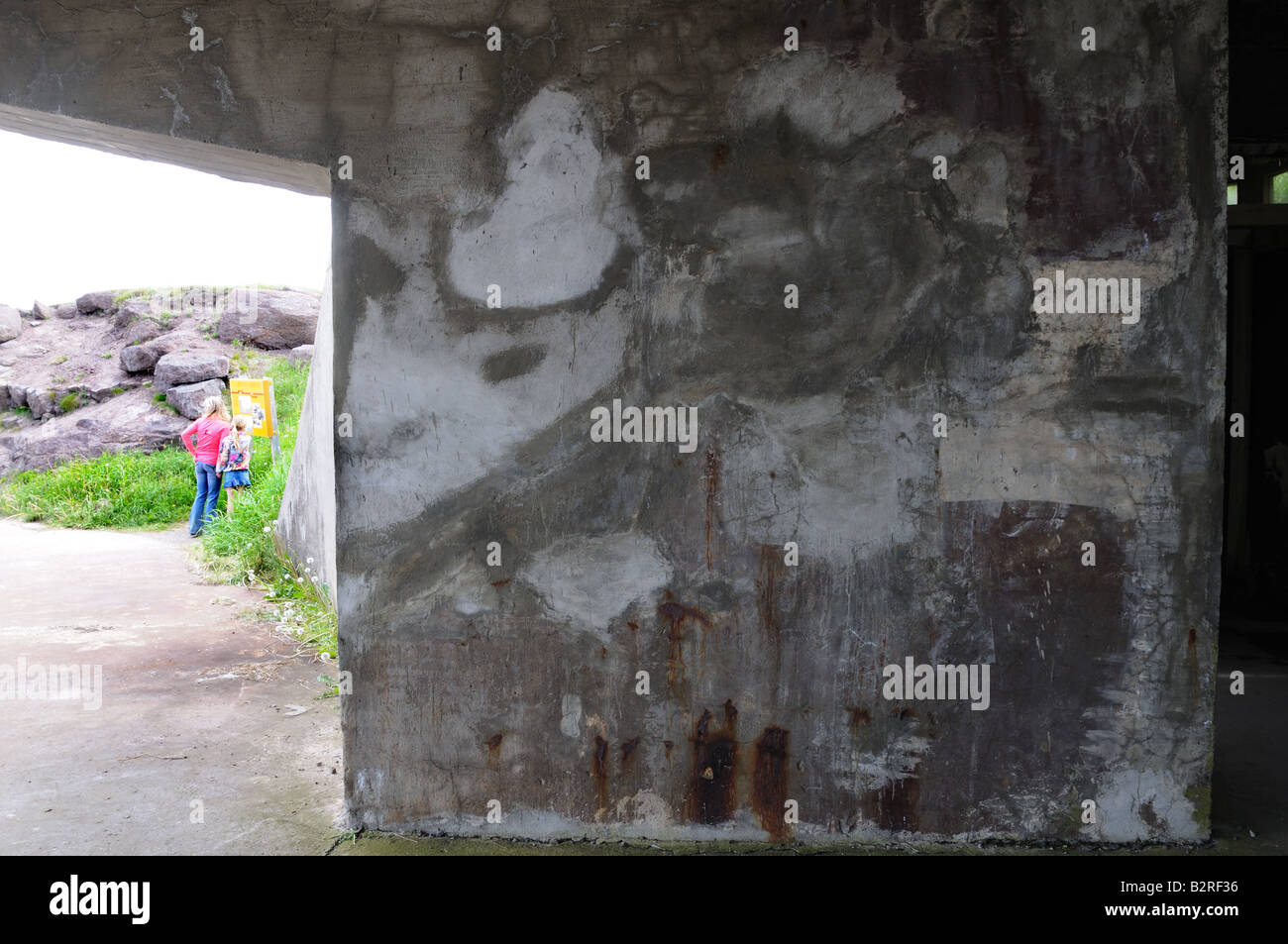 A World War II bunker at Cape Spear Newfoundland the easternmost point ...