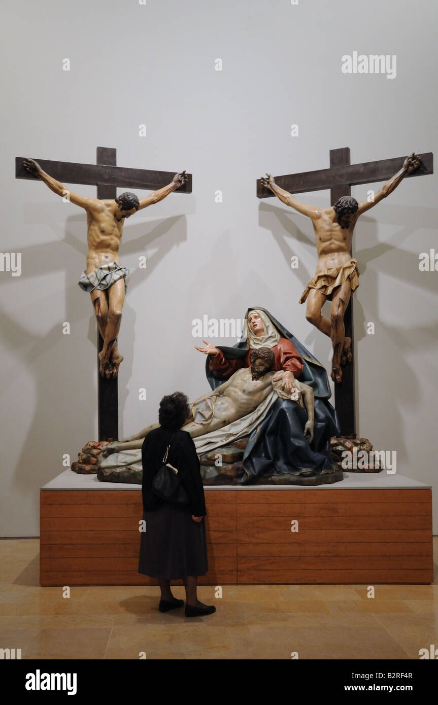 Wood polychrome carving in Museo Nacional de Escultura Policromada ...