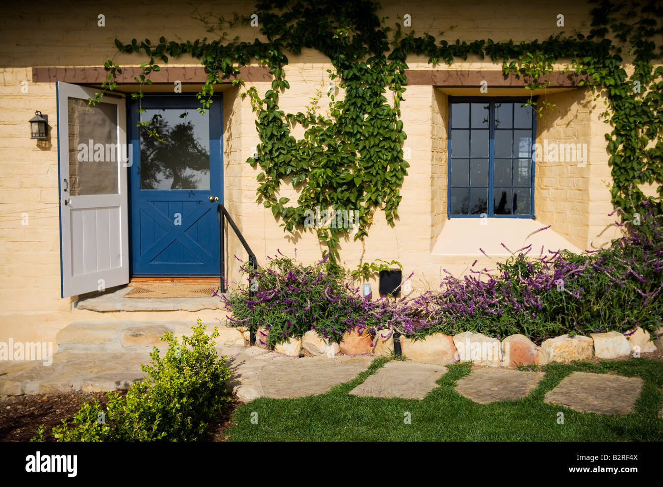 Spanish Style Front Wall Spanish Colonial Revival Beach House