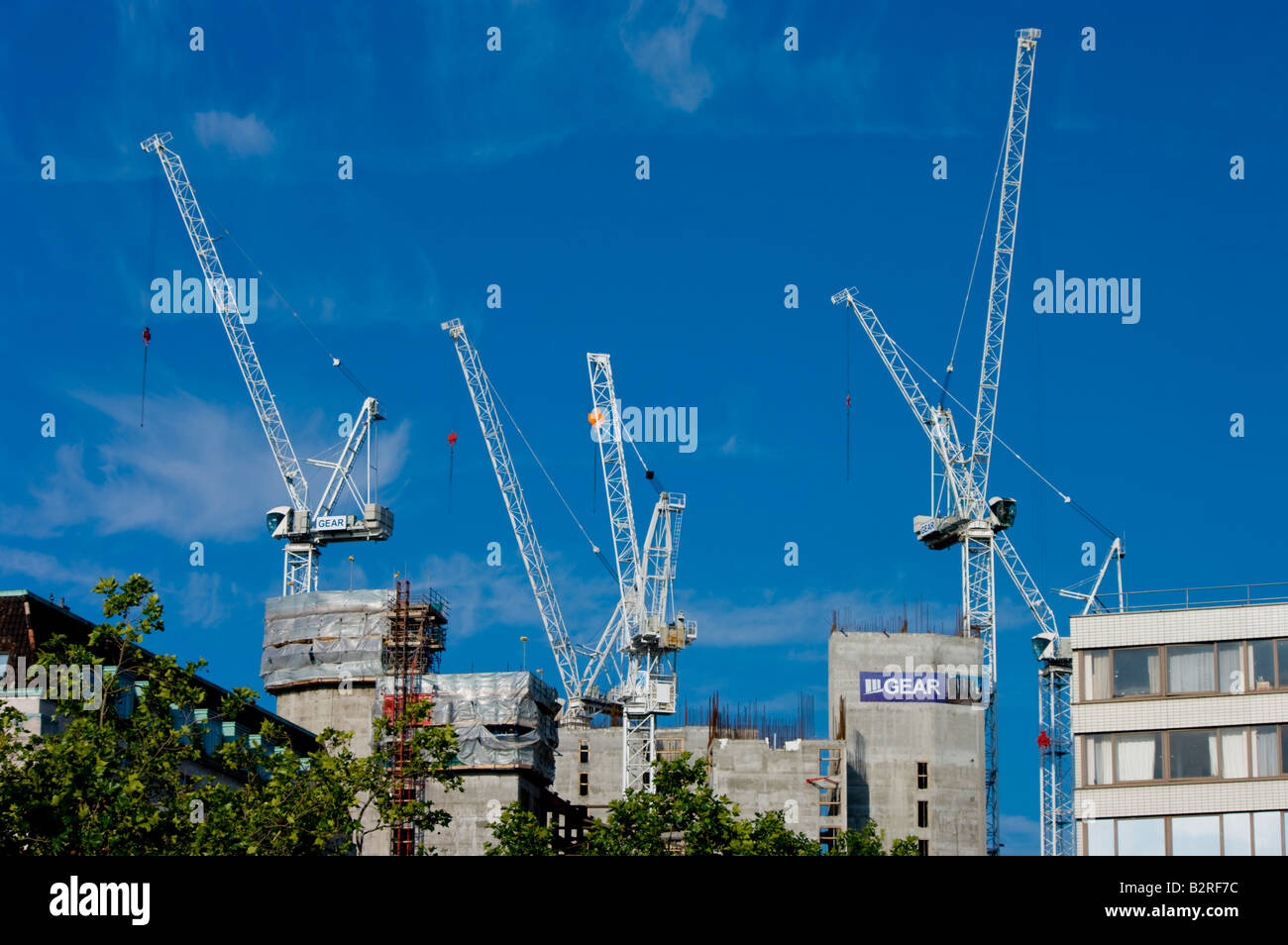 Europe UK england london construction westminster bridge development ...