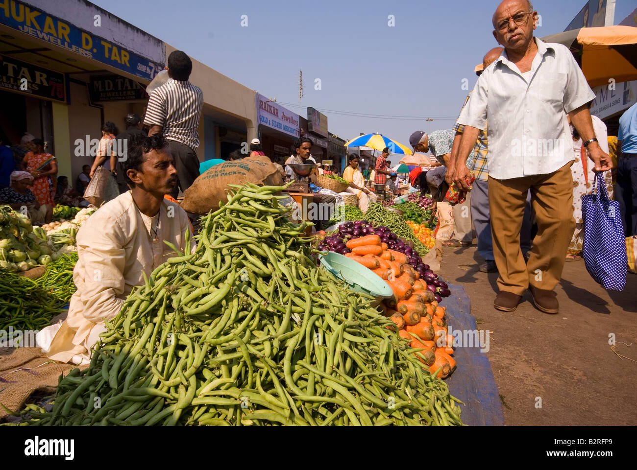 Mapusa Market, Goa, India, Subcontinent, Asia Stock Photo - Alamy