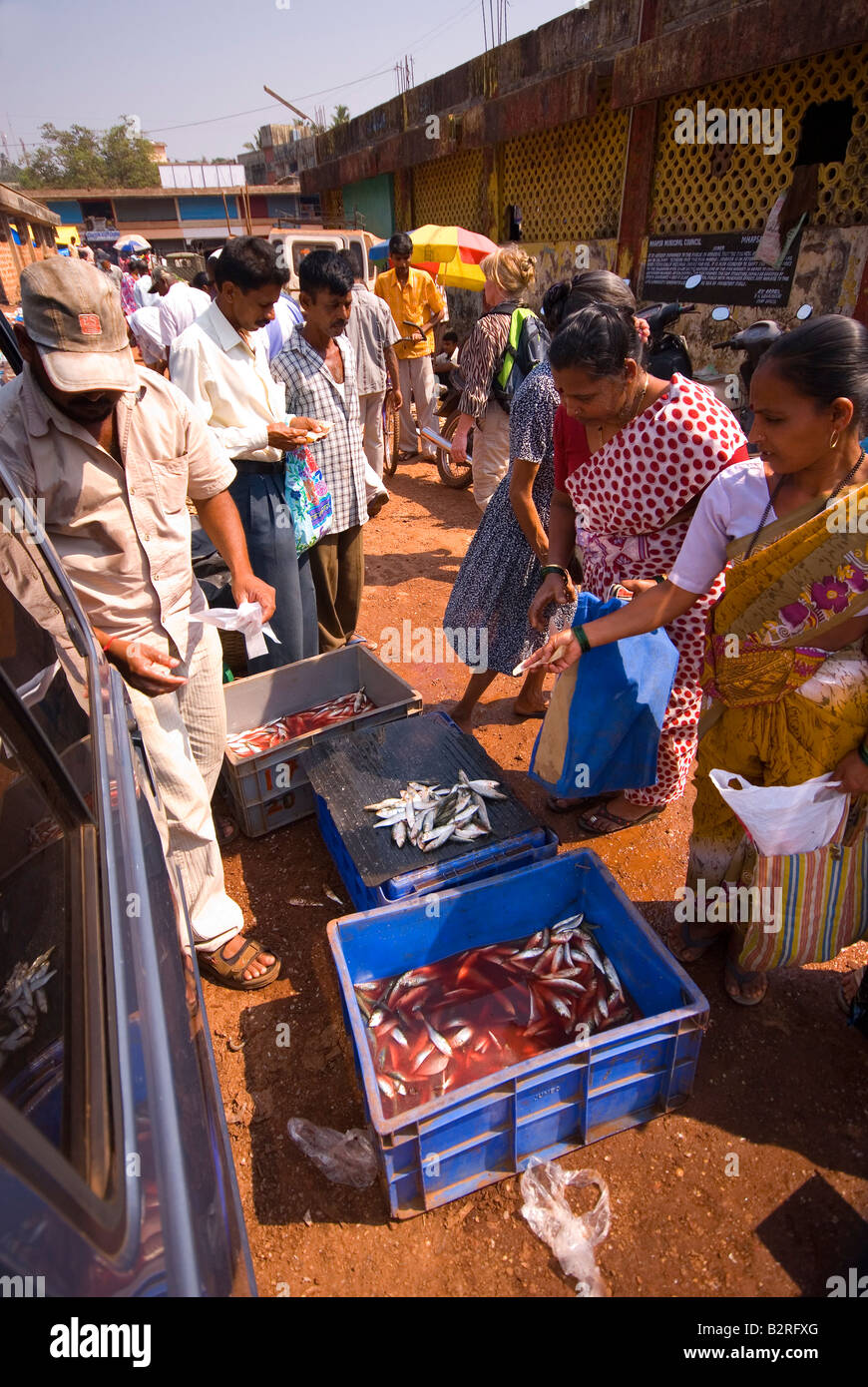 Mapusa market goa india subcontinent hi-res stock photography and ...