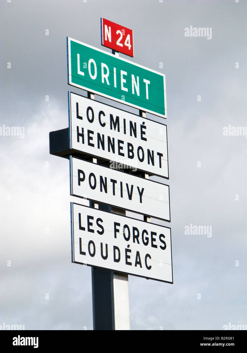 French motorway sign hi-res stock photography and images - Alamy